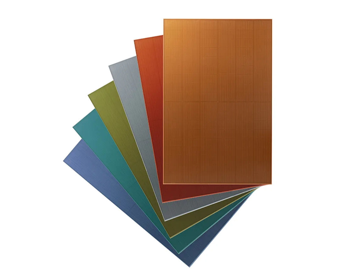 BIPV Colored Single-Glass Module | Perlight Solar